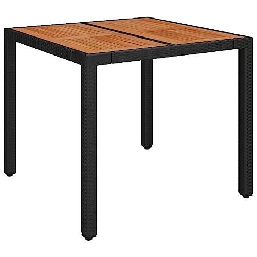 WFAUIBR Dining Set with Cushions 5 Piece Patio ,Bistro Sets,Coffee Table Sets, Whether You Have a Balcony, Lawn, Garden, or Poolside, This Set is Outdoor Spaces,Black,5 Piece 35.4"