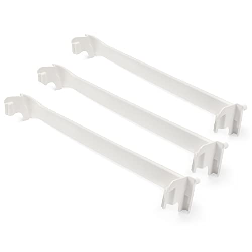 Replacement for 240534701(Middle) 240534901 Refrigerator Door Shelf Compatible with Frigidaire Kenmore Refrigerator Rack Bar Replacement for AP3214631 PS734936 948952 AP3214630 PS734935