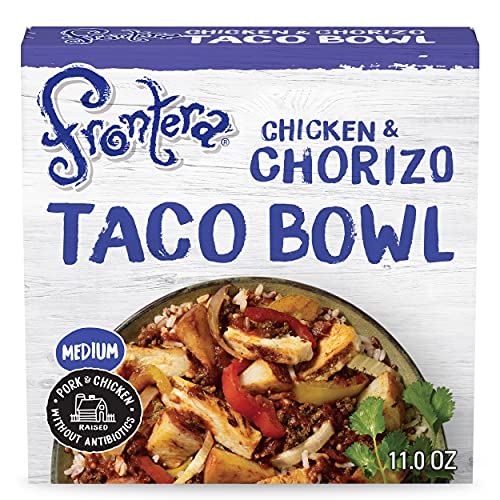 Frontera Chicken & Chorizo Taco Bowl Frozen Meal, Medium, 11 oz