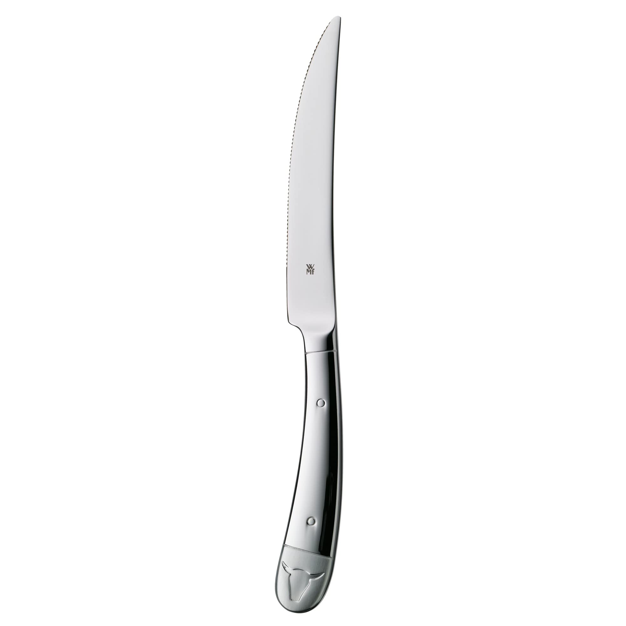 WMF 6-Piece Stainless Steel Steak Knives Set with Wooden Gift Box