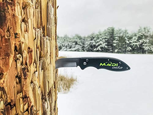 MADI PTOLK-1P OneFlip Lineman Knife (Pointed), Stainless steel