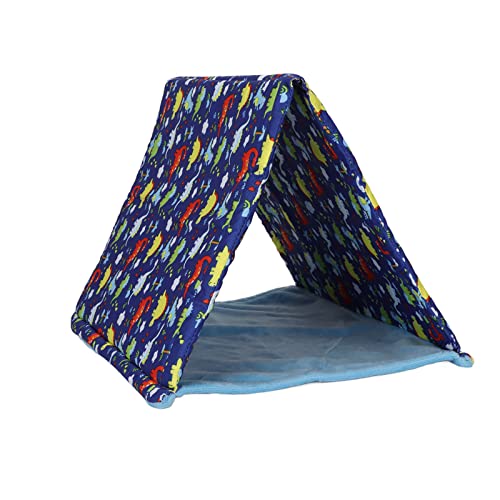 Reptile Sleeping Bed, Soft Warm Lizard Hideout Tent Bed for Bearded Dragon Leopard Gecko Lizard