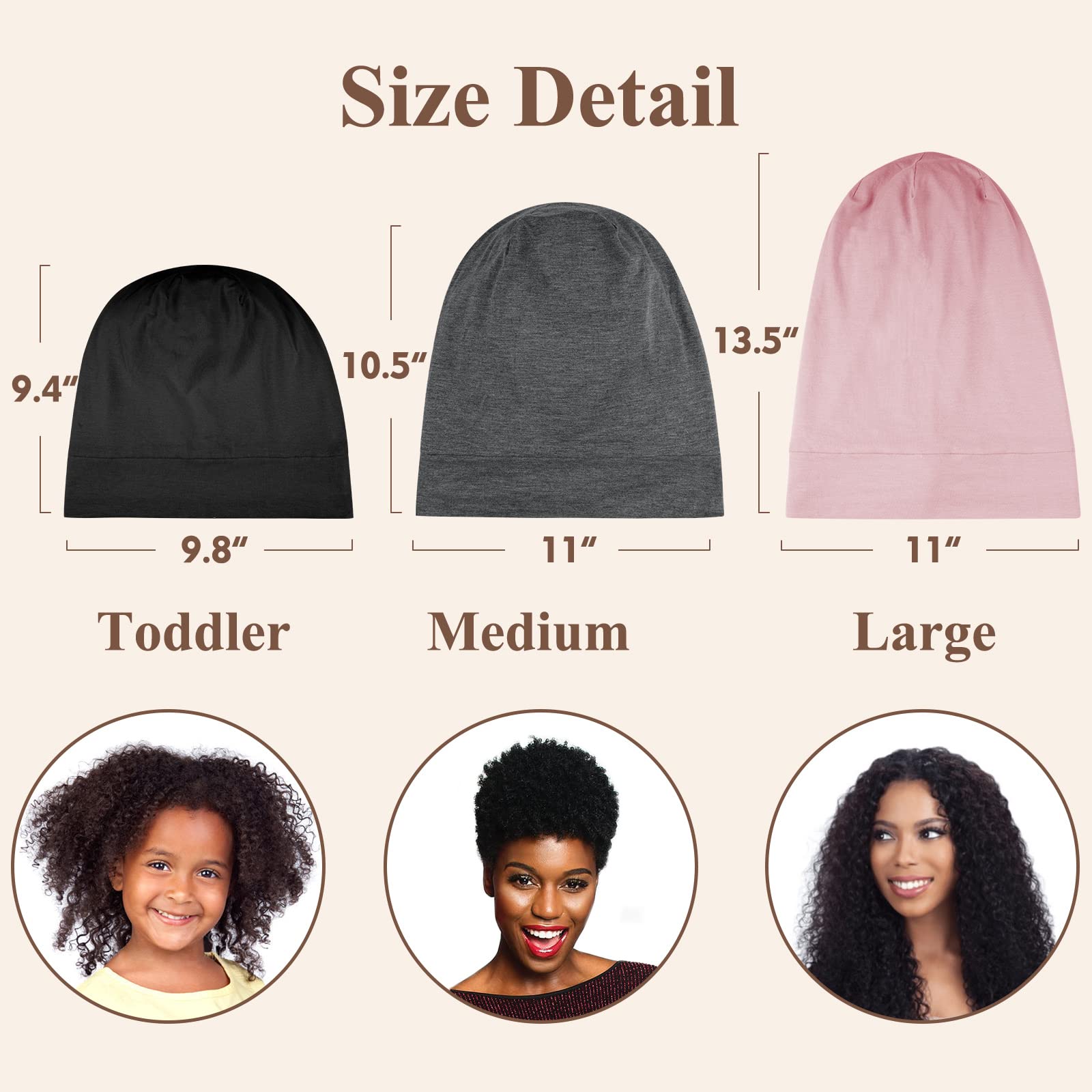 OLESILK 100% Mulberry Silk Bonnet for Sleeping Women, Silk Hair Wrap for Sleeping, Silk Sleep Bonnet for Women&Men, Real Silk, Not Satin Pink