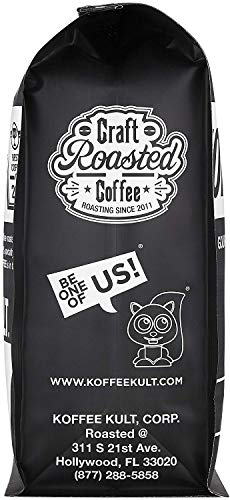 Koffee Kult Eye Cracker Espresso Coffee Beans - Bright, Bold Medium Roast with a Citrus Twist Coffee Crema - Artisan Roasted Fresh 100% Arabica Speciality Grade (Whole Bean, 32oz)