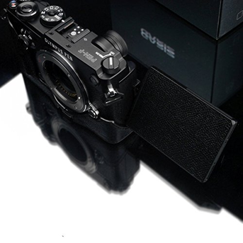 Gariz HG-PENFBK Geniune Leather Half Case for Olympus PEN-F Black