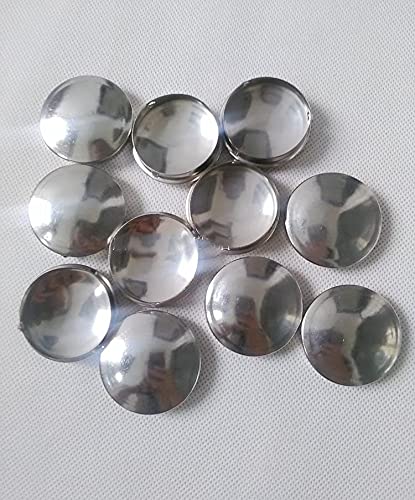 Pipe Accessory Tube Plug Cap Cover Stainless Steel 38MM External Diameter Pipe Plug stoppers 30pcs - (Color: 304 Stainless Steel)
