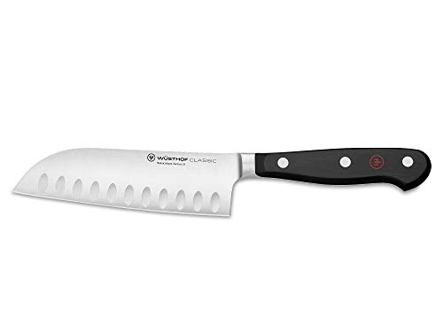 WĆSTHOF Classic 5" Santoku Knife, Black