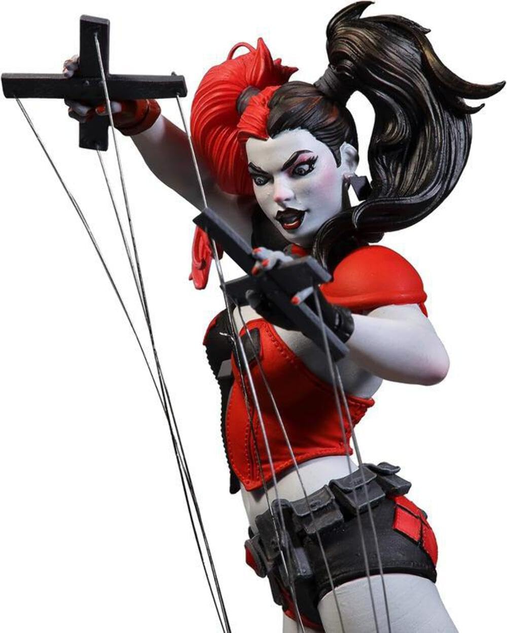 McFarlane Toys - DC Direct - Harley Quinn by Emanuela Lupacchino (Harley Quinn Red, White & Black) 1:10 Statue