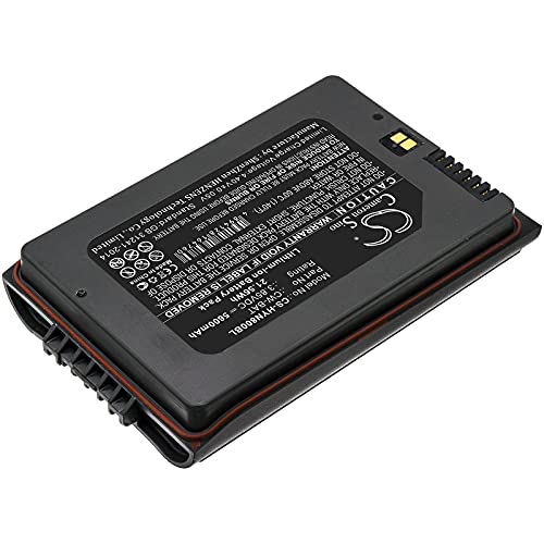 SCESMIA 2pcs Replacement Barcode Scanner Battery for H-oneywell CN80L0N, Dolphin CN80, Fits CW-BAT CX80-BAT-EXT-WRLS1 8754-871810-01 3.85V 5600mAh