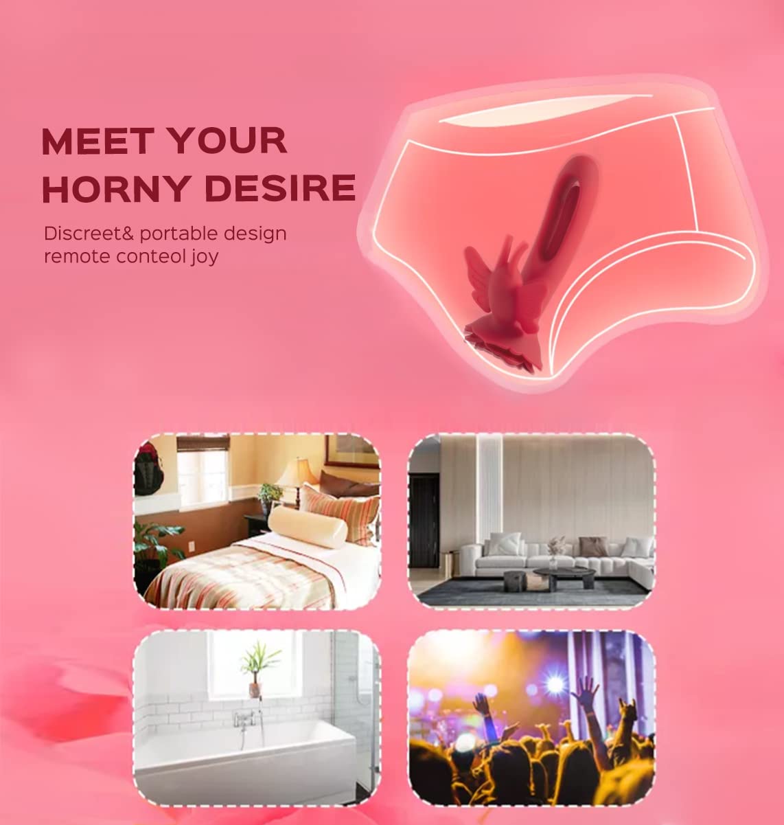 Flapping G Spot Vibrator for Women:‘’Layla‘’ Adult Rabbit Sex Toys with 9 Flapping Modes 4 Tickling Modes Waterproof Clitoralis Stimulator for Clit Nipple Anal Stimulation Rechargeable Adult Sex Toys