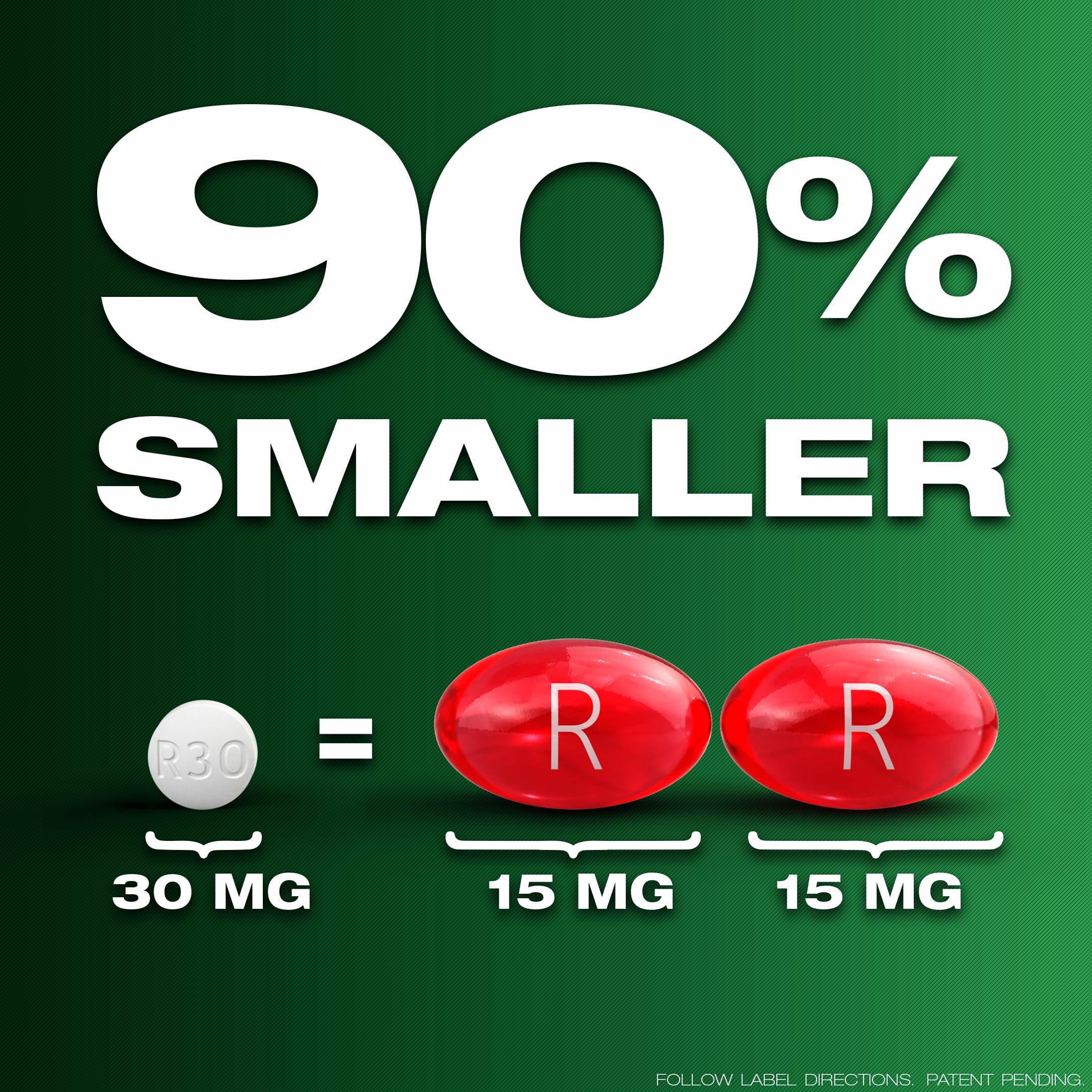 RoboTablets Cough Suppressant, Dextromethorphan 30mg, 100 Doses, 100 Tablets, 5mm Diameter Tablets for Cough Relief