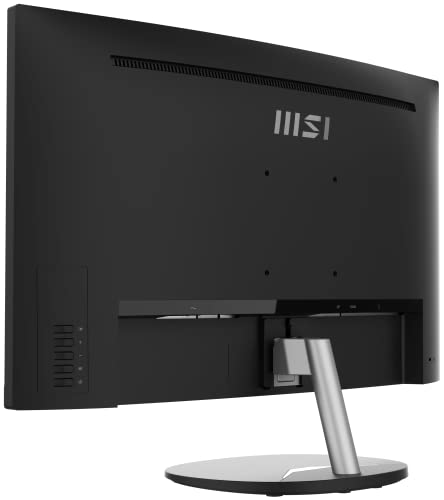 MSI Pro MP272C, 27", 1920 x 1080 (FHD), Curved VA, 75Hz, FreeSync, TUV Certified Eyesight Protection, 1ms, HDMI, Tilt