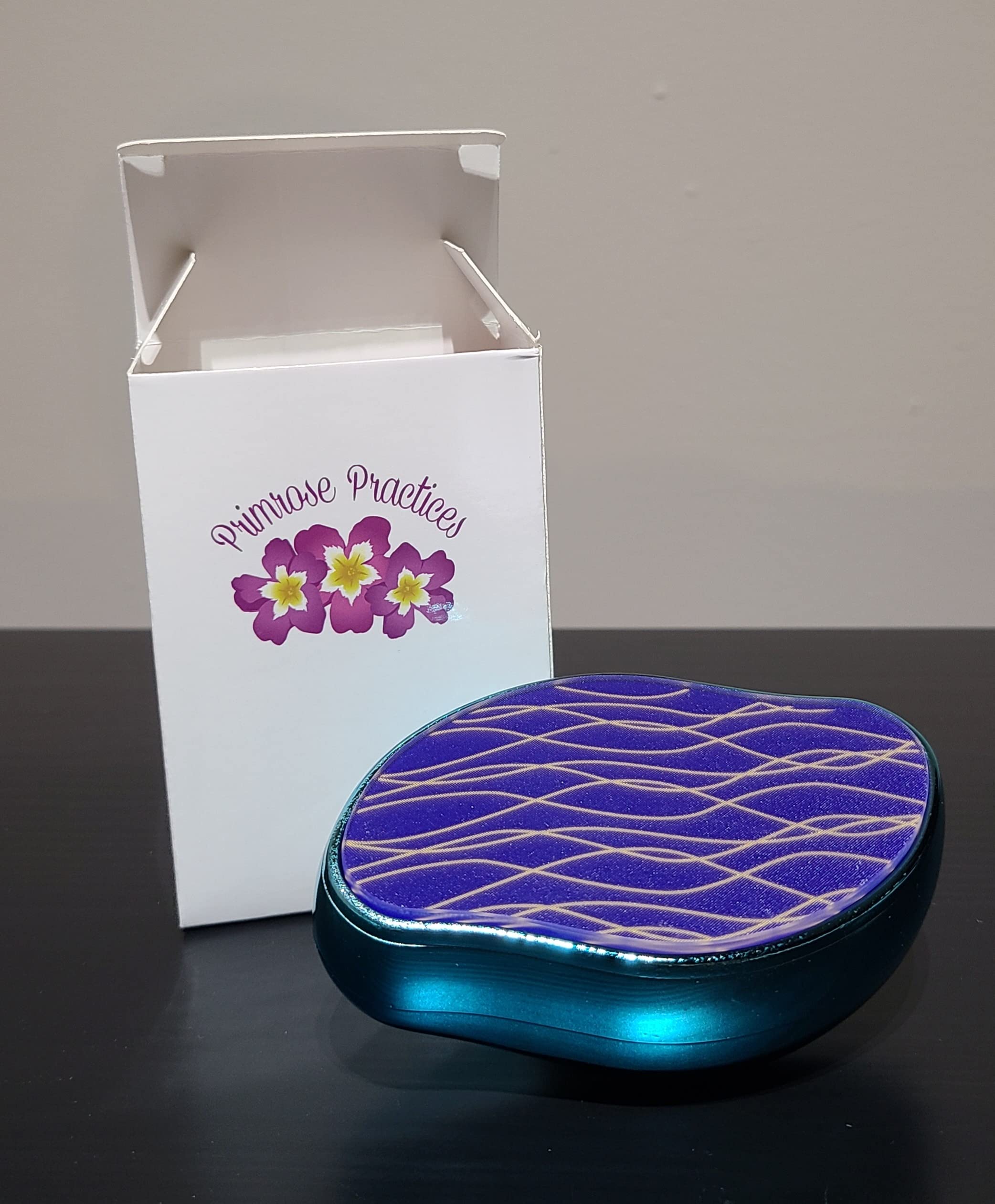 Painless Hair Removal Tool New Nano Crystal Epilator Micro Abrasive Particle Technology (Aqua)