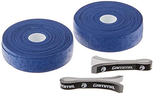 GAMMA Tennis Pro Wrap Overgrip, Blue, Optimal Comfort and Durability, Moisture Absorption, Tennis, Pickleball, Badminton, Racquet Sports Grip