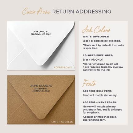 Personalized Stationery Folded Note Cards with Envelopes Set (A2 & A7) - Monogrammed Card w/Custom Name, Text, & More - Modern Stationery Thank You Cards - Classy Desk Supplies - Thin Line Folded