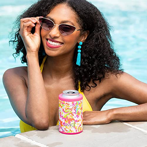 Swig Life Standard Can + Bottle Cooler, Stainless Steel, Dishwasher Safe, Triple Insulated Can Sleeve for Standard Size 12oz Cans or Bottles (Blacksmith)