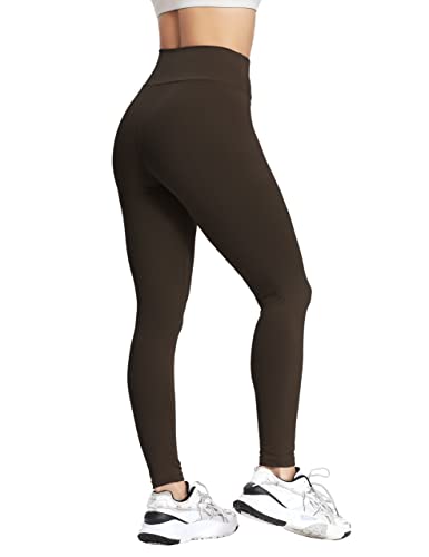 VALANDY Women's Leggings High Waisted Tummy Control Stretch Yoga Pants Workout Running Tights Leggings for Women Plus Size(7 Count)