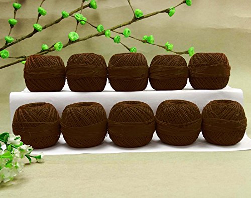 S2J Embroidery Yarn Anchor Set of 10 Pieces Crochet Cotton Thread Knitting Tatting Ball