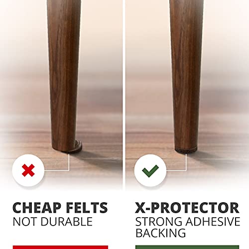 X-PROTECTOR 357 pcs Premium Huge Pack Felt Furniture Pads! Quantity of Furniture Sliders with Many Big Sizes β Your Ideal Floor Protectors. Protect Your Hardwood & Laminate Floor!