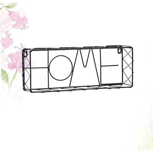 ORFOFE Jewelry Organizer Stand Shelves for Storage Wall Mounted Wall Mounted Hooks Wall Mounted Jewelry Organizer Kitchen Rack Metal Wire Basket Shelves Storage Rack Hook up Shelf Ledge