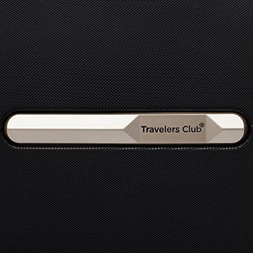 Travelers Club 20" Richmond Spinner Carry-On Luggage, Black, 20 Inch