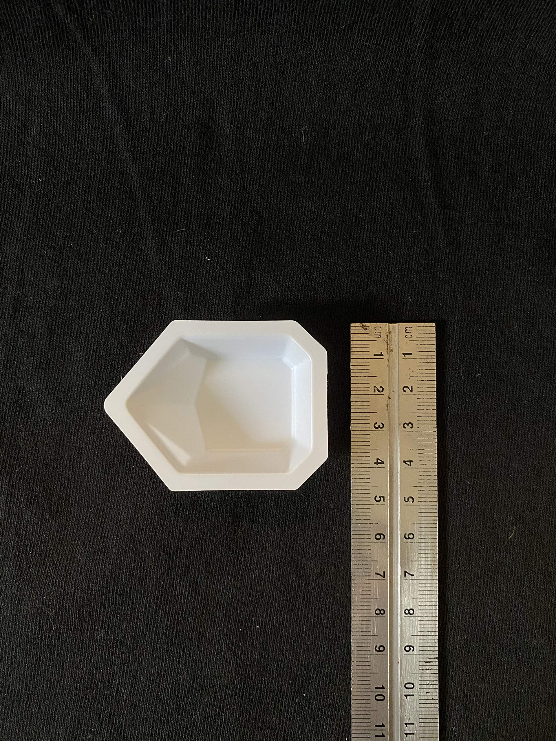 Pour Boats, W-P43-WH-50, 43mm, Small, White, Pack of 50