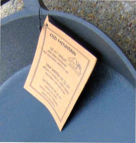 Skillet- Cast Iron 19.5" - Old Mountain - Pre-Seasoned