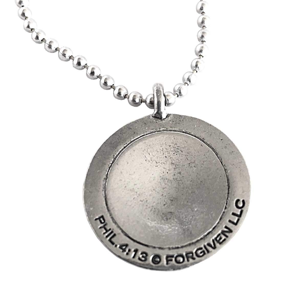 FORGIVEN JEWELRY Baseball Necklace I Can Do All Things Through Christ