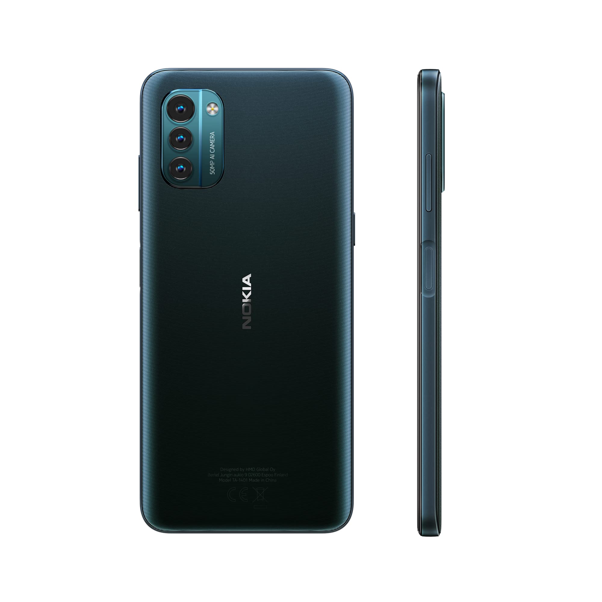 Nokia G21 Dual-SIM 64GB ROM + 4GB RAM (GSM Only | No CDMA) Factory Unlocked 4G/LTE Smartphone International Version - Nordic Blue