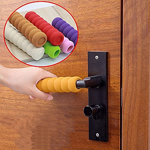 PXLYWLTZL Set of 6 Door Handle Covers,Door Knob Covers EVA Foam,Door Handle Protector,Door Handle Cover for Heat,Antifreeze Hands in Winter, Anti-Collision Child/Kids Safety,Anti-Static
