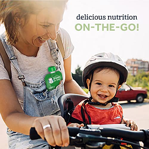 Gerber Organic Baby Food Pouches, 2nd Foods for Sitter, Pear Spinach, 3.5 Ounce (Pack of 12)