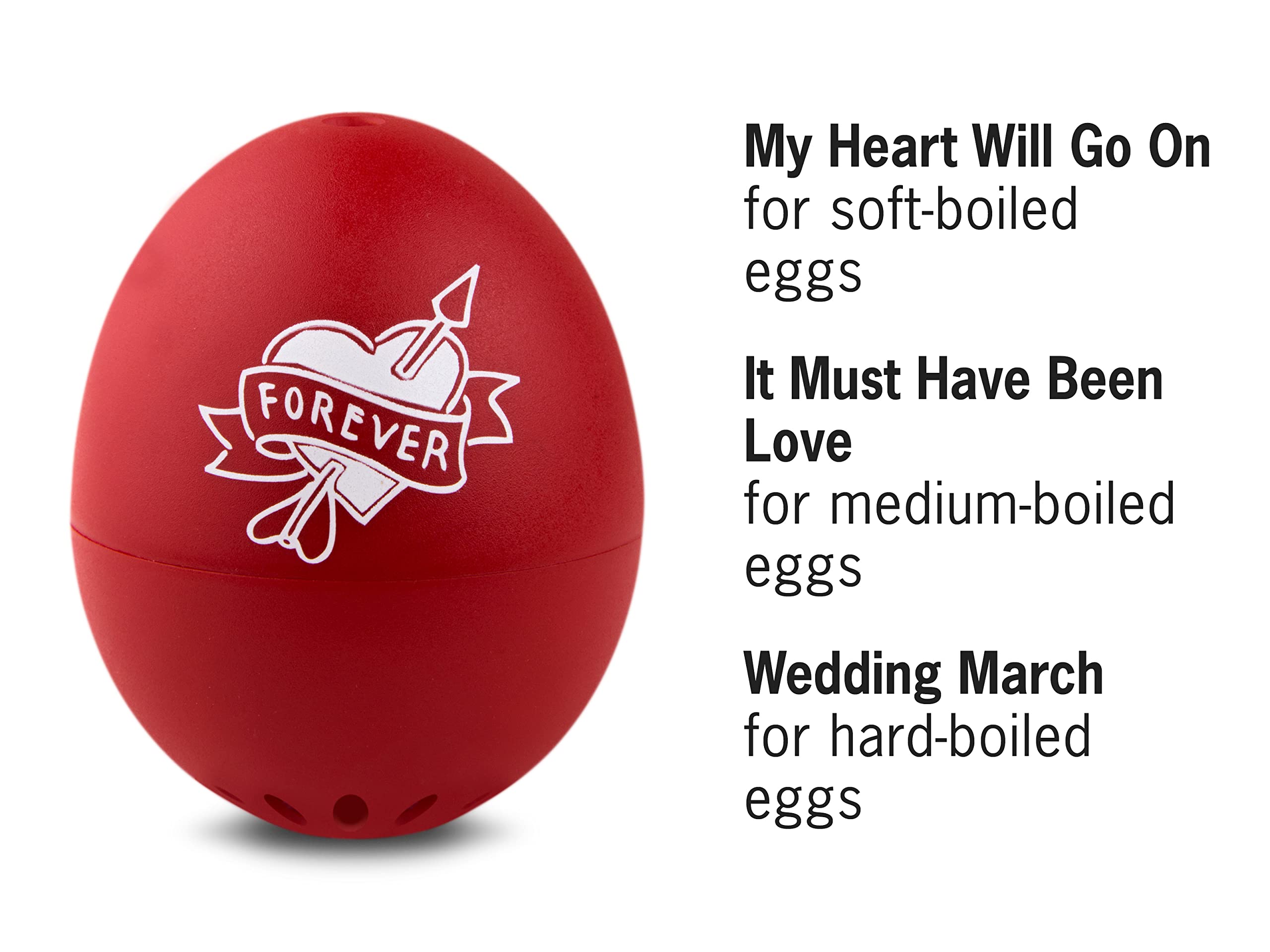 Love BeepEgg – Egg Timer for Boiling Eggs – Musical Egg Cooker for Soft, Medium, Hard Boiled Eggs – Food Safe – Singing Floating Egg Timer – Egg Cooker for 3 Levels of Doneness - Brainstream