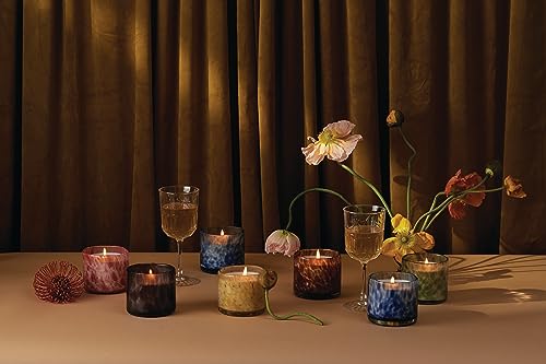 Paddywax Luxury Candles in Hand-Crafted Artisan Blown Glass Scented Luxe Candle, 8-Ounce, Baltic Ember