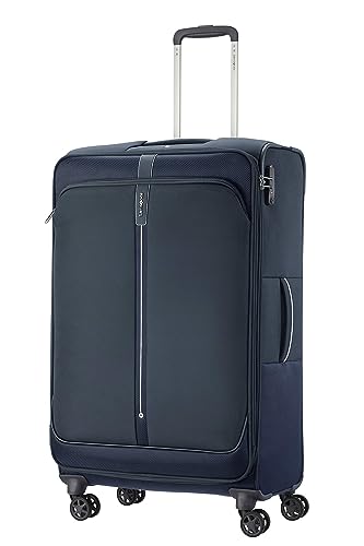 Samsonite Popsoda Luggage- Suitcase, Spinner L erweiterbar (78 cm - 112.5 L), Blau (Dark Blue)
