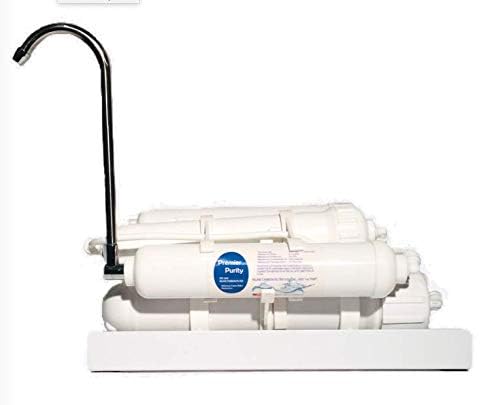 Oceanic Portable Countertop Reverse Osmosis Drinking Water Filter System with Spout | 50 GPD, 4 Stage RO