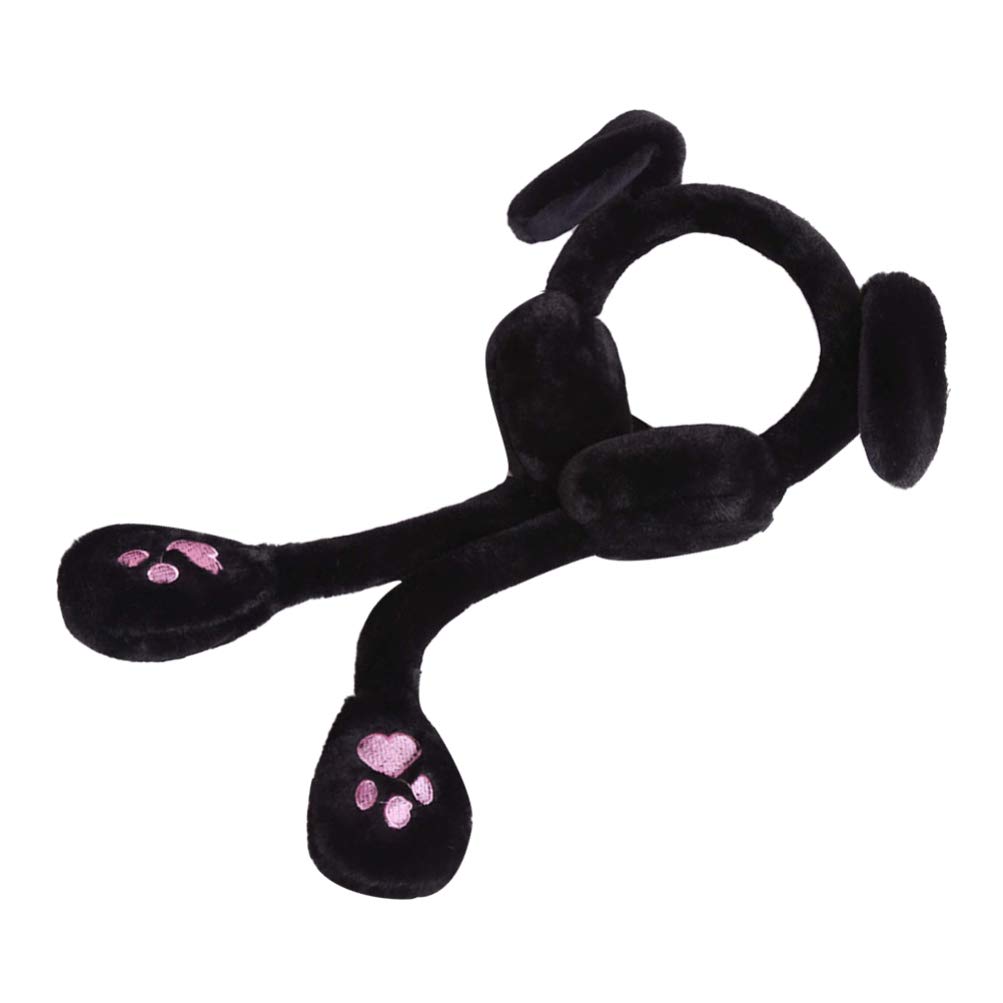 generic Rabbit Ear Earmuffs Easter Rabbit Ear Headbands Winter Ear Warmers for Women Girls White 305B2RYP3317Z