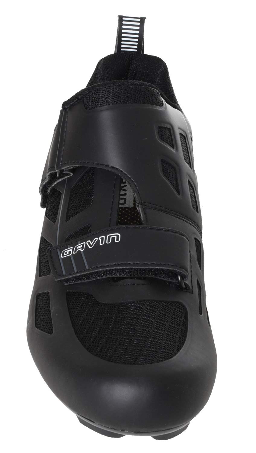 Gavin Triathlon/Road Mesh Cycling Shoes Mens Womens, 44 EU Black