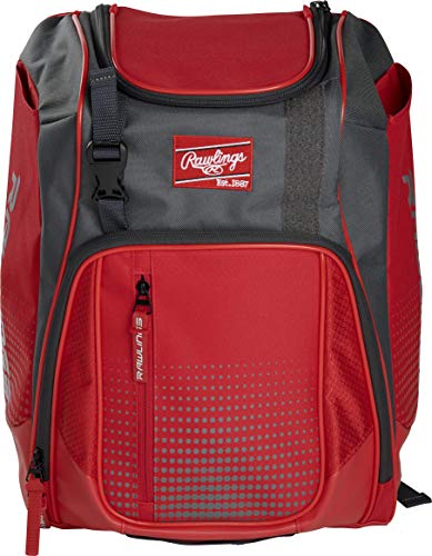 Rawlings Franchise Player's Baseball Backpack, Scarlet Red