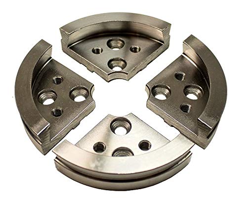 NOVA 48293 PREMIER PRO-TEK G3 CHUCK Bundle with 2" PRO-TEK Jaw Set, JSPIN 1" Pin Jaw Set, JS100N 4" Bowl Jaw Set, Woodworm Screw & Storage Case. 1"x 8 TPI Only (Does Not Use Inserts)