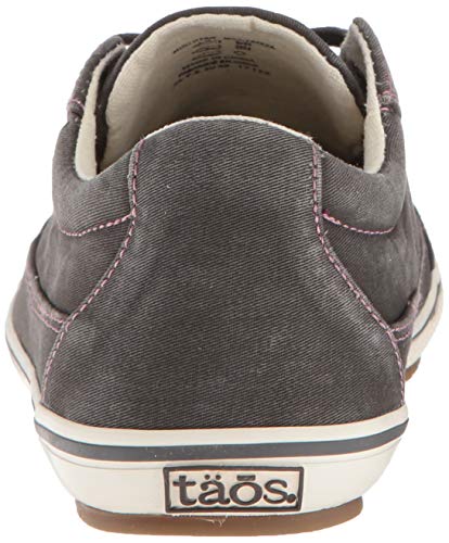 Taos Women's Moc Star Graphite Distressed Sneaker 9.5 M US