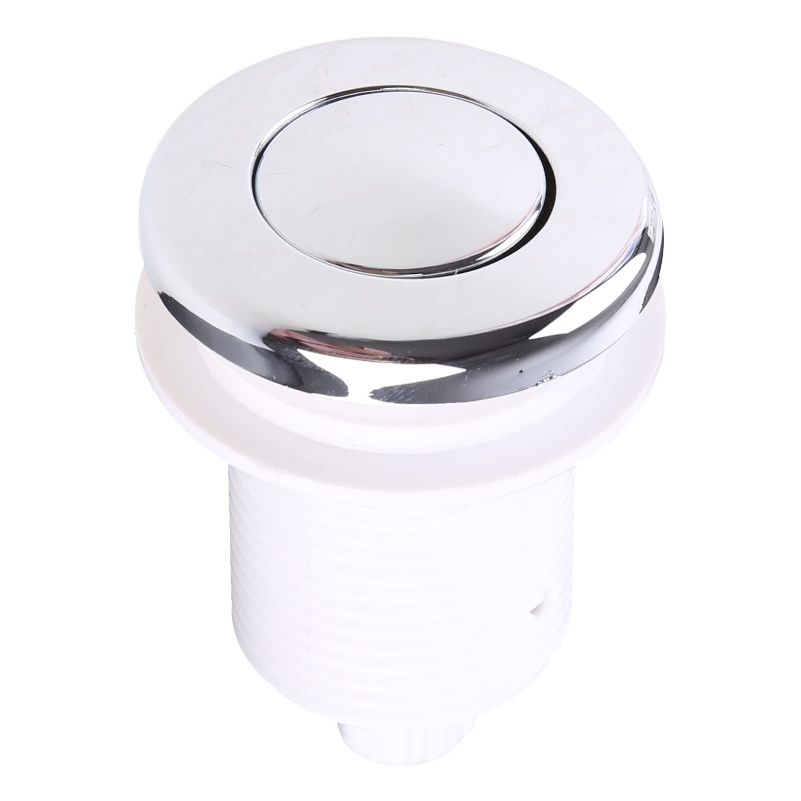 Yuly Professional Garbage Disposal Turn On/Off Sink Top Air Switch Kit with Hose for Any Garbage Disposal Unit and Bathtub Push Button Switch On Off Waterproof Momentary Led Control Lever Handle