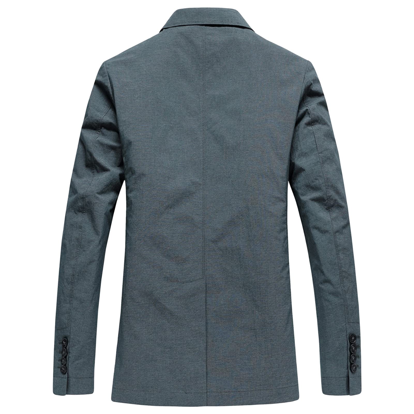Men's Slim Fit 2 Button Blazer Jacket Classic Fit Casual Daily Sport Coat Notched Collar Lightweight Suit Jackets (Green,X-Large)