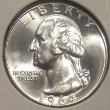 Mint Error! - 1964-P Washington Quarter Philadelphia Mint - Double Die!! - GEM BU Uncirculated