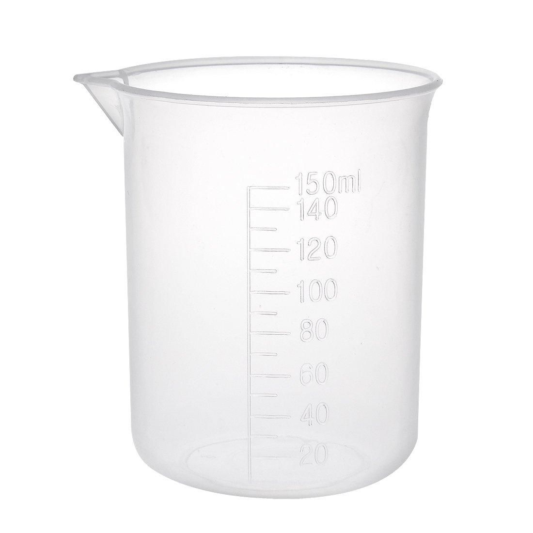 uxcell 5pcs Measuring Cup Labs PP Graduated Beakers 150ml
