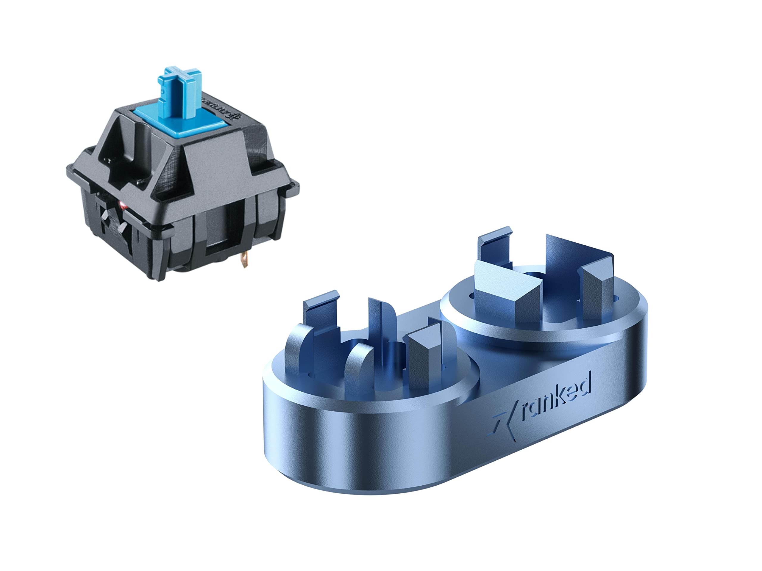 Ranked Bundle of 10 Cherry MX Blue Switches for Mechanical Gaming Keyboards Premium CNC Machined Switch Opener