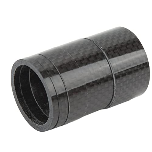 Kadimendium Bike Stem Spacers, 28.6mm ID Bicycle Front Fork Washer Carbon Fiber Light Weight Accurate for Road Bicycles