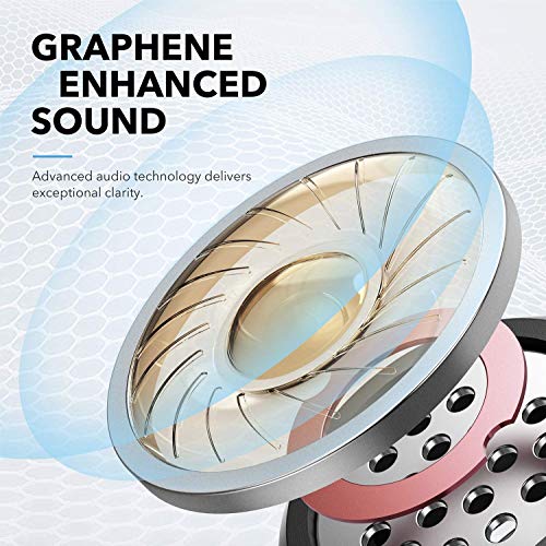 Soundcore Liberty True-Wireless Headphones, 100-Hour Playtime, Bluetooth 5 Wireless Earbuds, Graphene Driver Technology, Sweatproof True Wireless Earbuds,Smart AI, Stereo Handsfree Calls (Renewed)