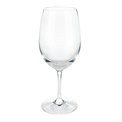 True Unbreakable Wine Glasses, Clear Plastic Cups, Shatterproof Glass Cup for Wines, Wedding, Anniversary, Birthday Party, Picnic and Outdoors, 21 oz, Set of 1