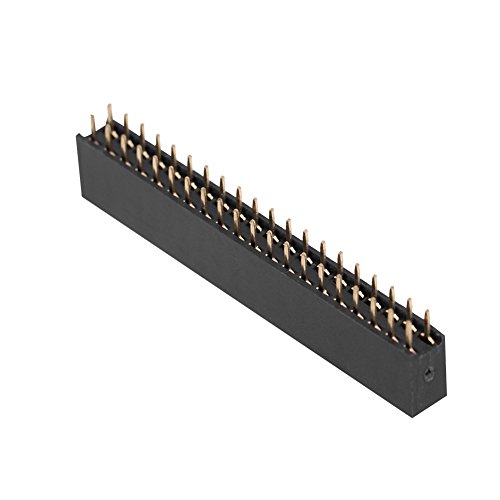 Raspberry Pi 4,Boxwizard Raspberry Pi Header 5Pcs 2 X 20 Pins 2.54M Pitch Female Dual Row Short Pin Headers For Raspberry Pi 40 Pin Header