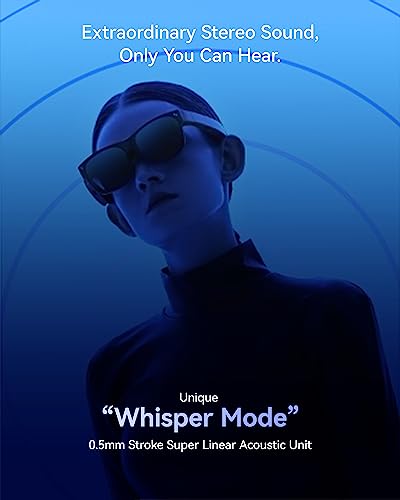 RayNeo XR Glasses - TCL NXTWEAR S with 201" Micro OLED, 1080P Video Display Glasses, Dynamic Stereo Sound, 3D Movie, Multi-Window Work, Watch and Game on PC/Android/iOS/Consoles/Cloud (Not RayNeo X2)